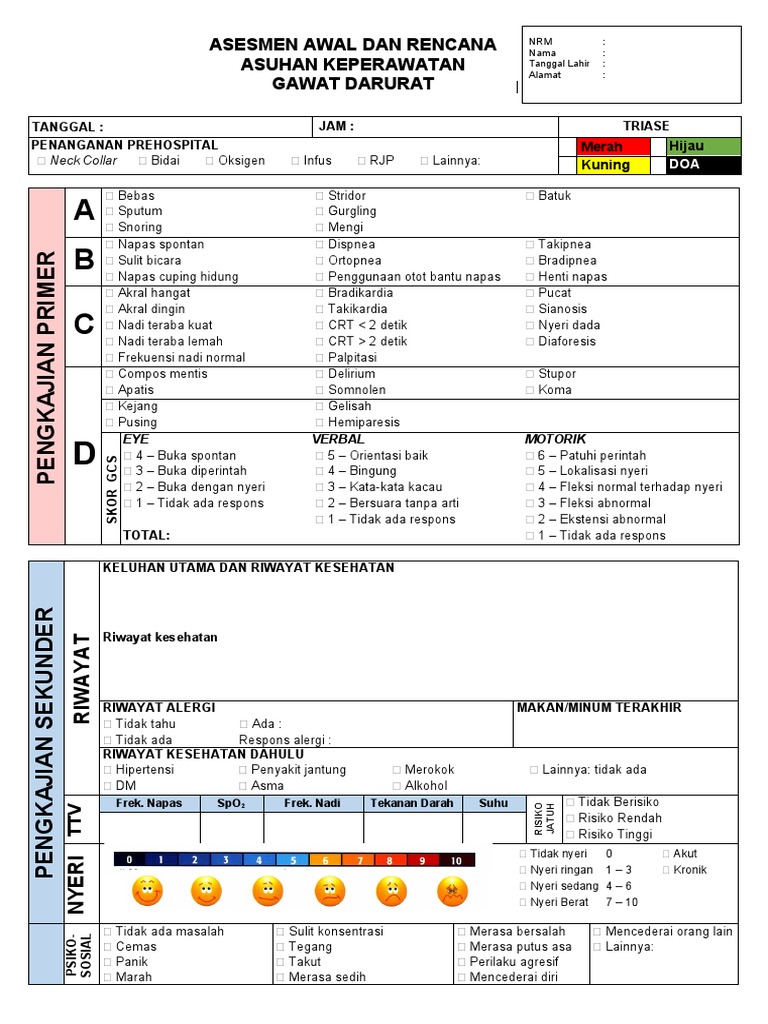 Format Askep IGD | PDF