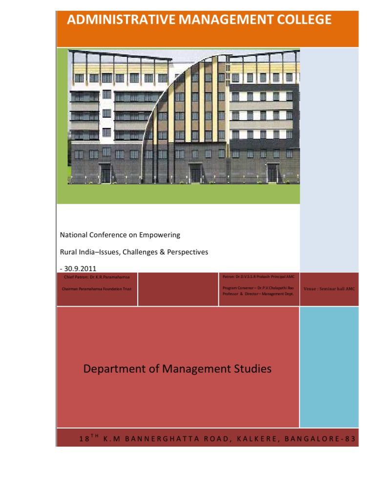 Brochure National Conference | PDF