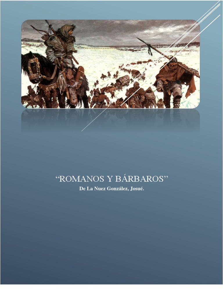 Romanos y Bárbaros en Hispania | PDF | imperio Romano | Bárbaro
