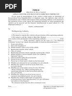 Form 27: Vehicle Registration Transfer | PDF | Vehicles | Transport