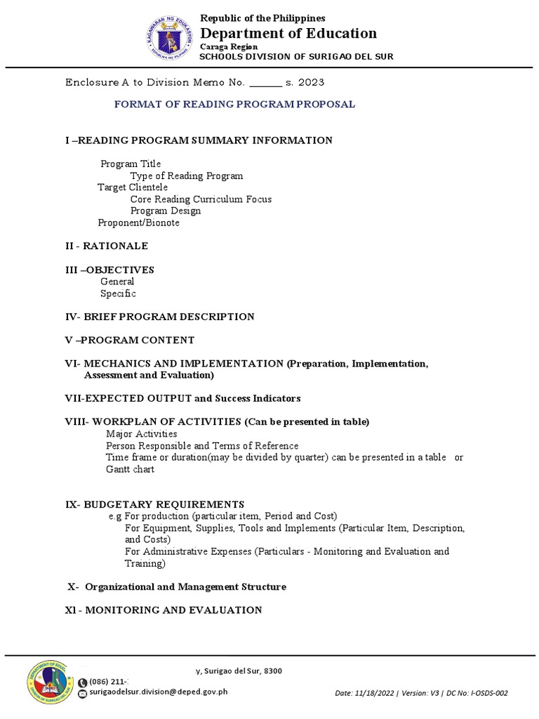 Balanced Reading Program Template | PDF | Business