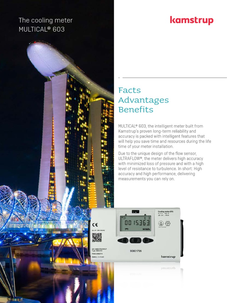 MULTICAL 603 - Facts Advantages Benefits - English | PDF | Flow ...