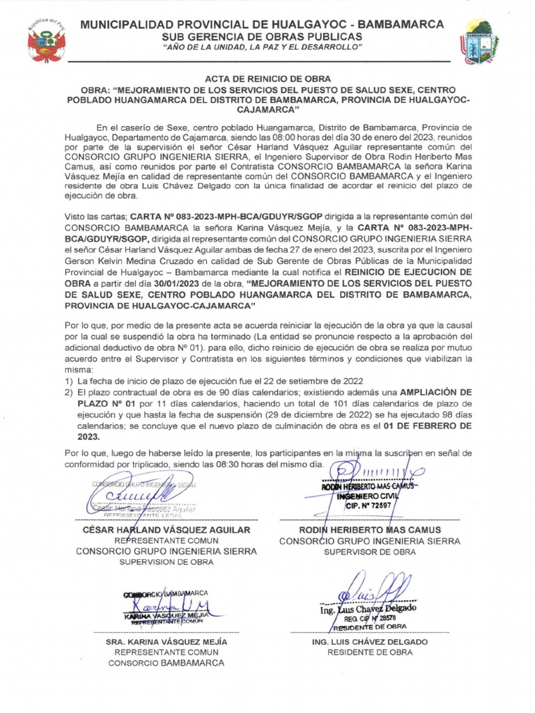 Acta de Reinio Sexe | PDF