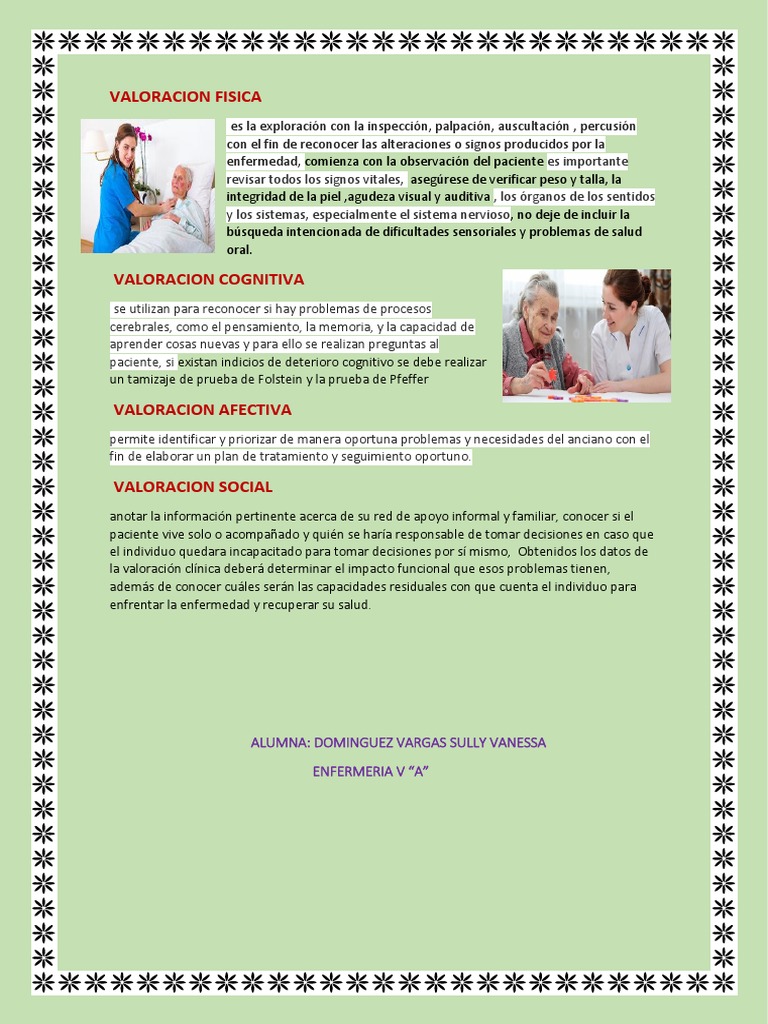 Valoracion Clinica Del Adulto Mayor | PDF