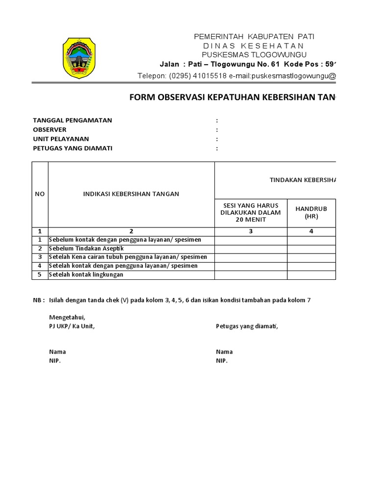Kuesioner Inm Fasyankes - Tlogowungu | PDF