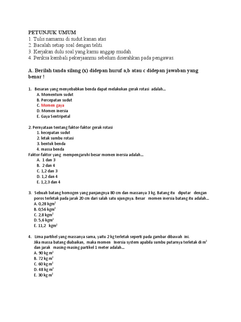 Soal Fisika 11 SMT 2 | PDF