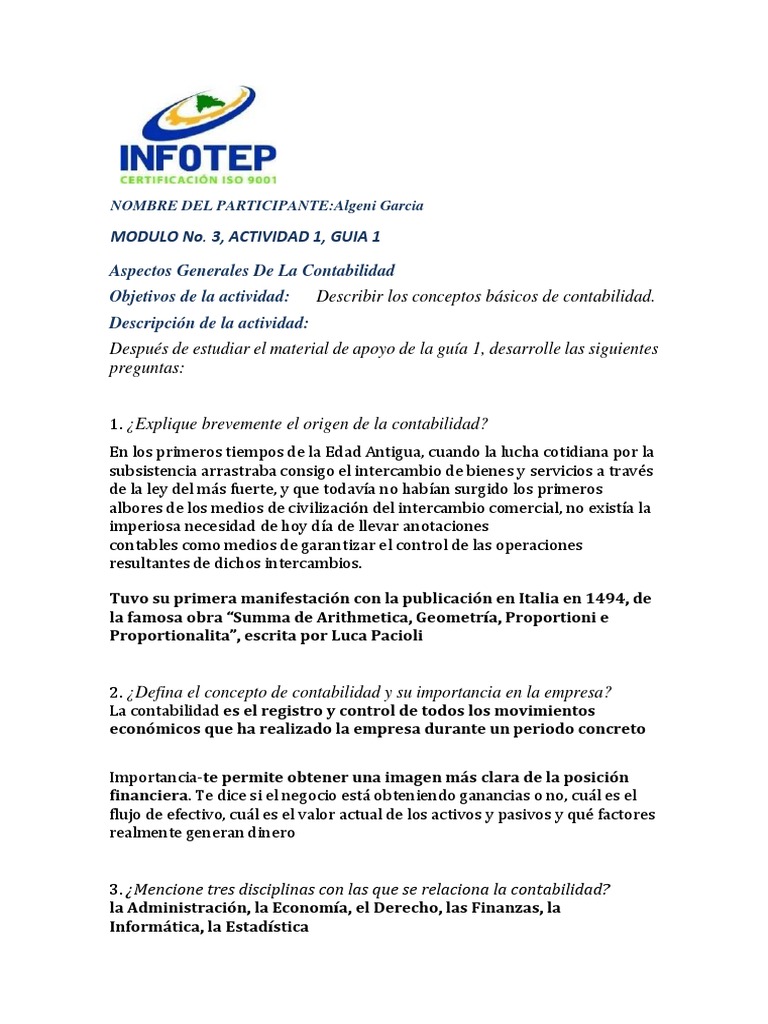 Contabilidad 3 Pdf Contabilidad Contador
