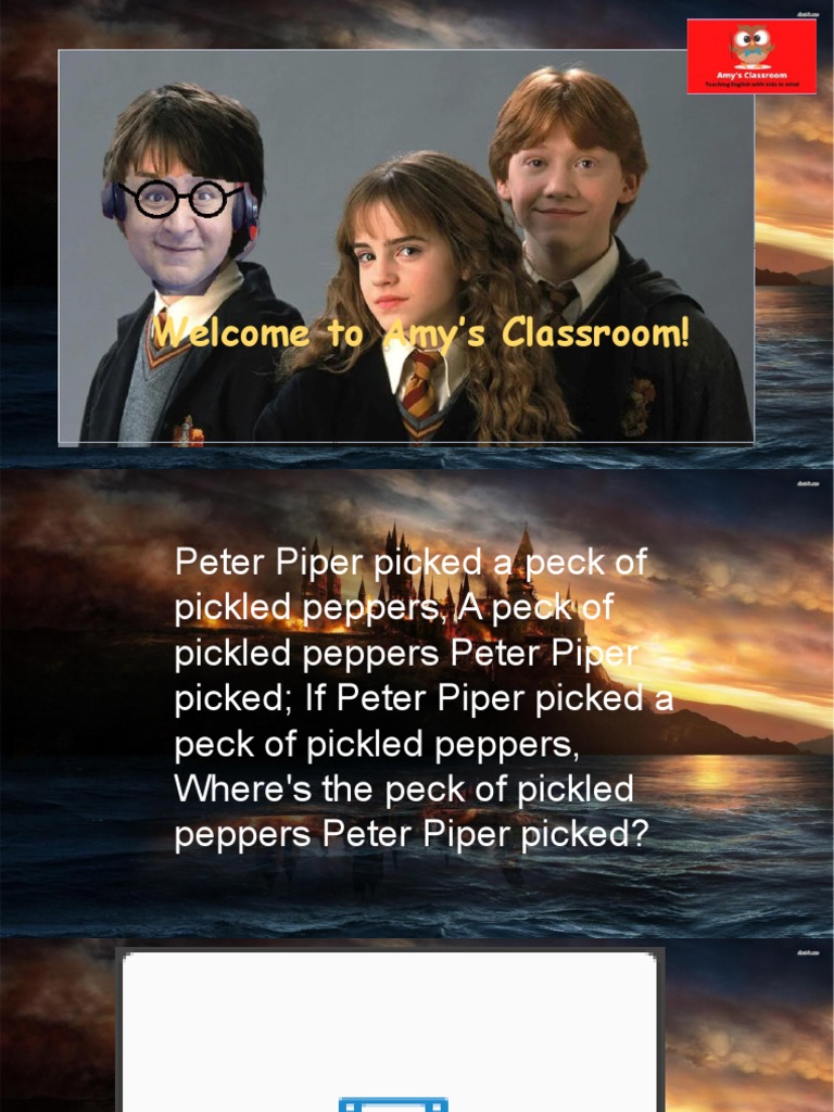 Harry Potter Level 3 Lesson 2 | PDF