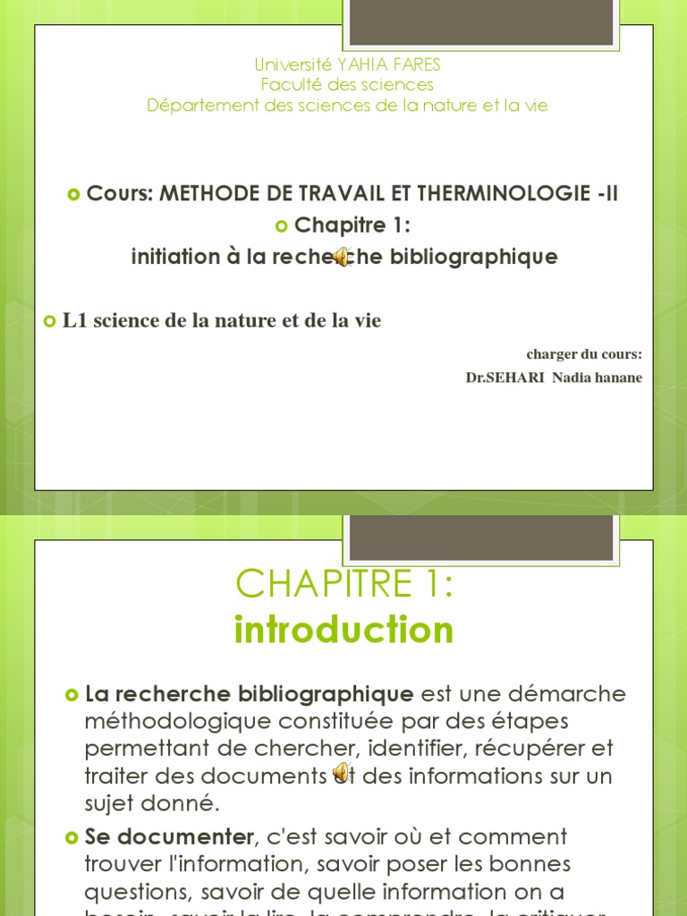Cours 1 PDF | PDF | Document | Informations