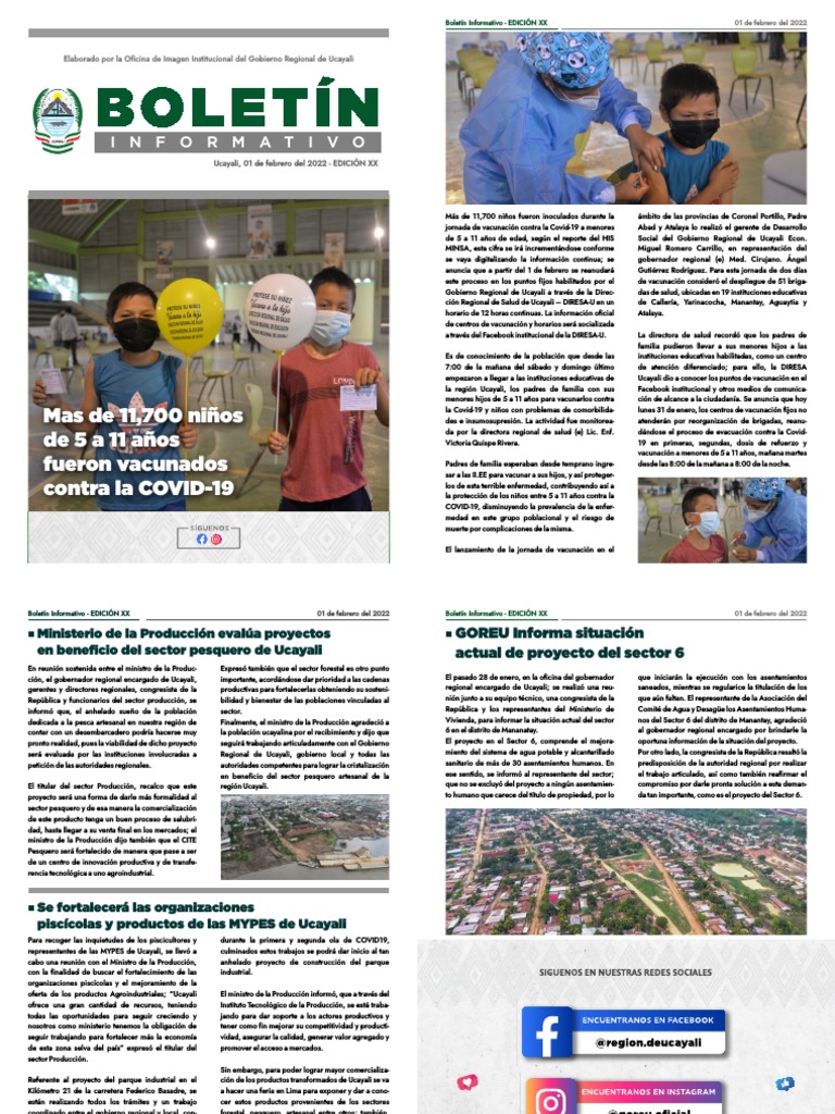 Boletin 01-02-2022 | PDF Boletin 01-02-2022 | PDF
