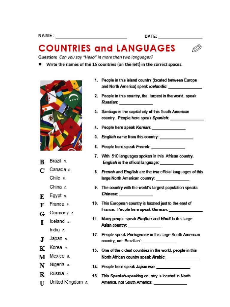 Cuadernillo Paises | PDF