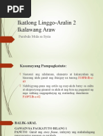Aralin 8-Pangwakas Na Gawain | PDF