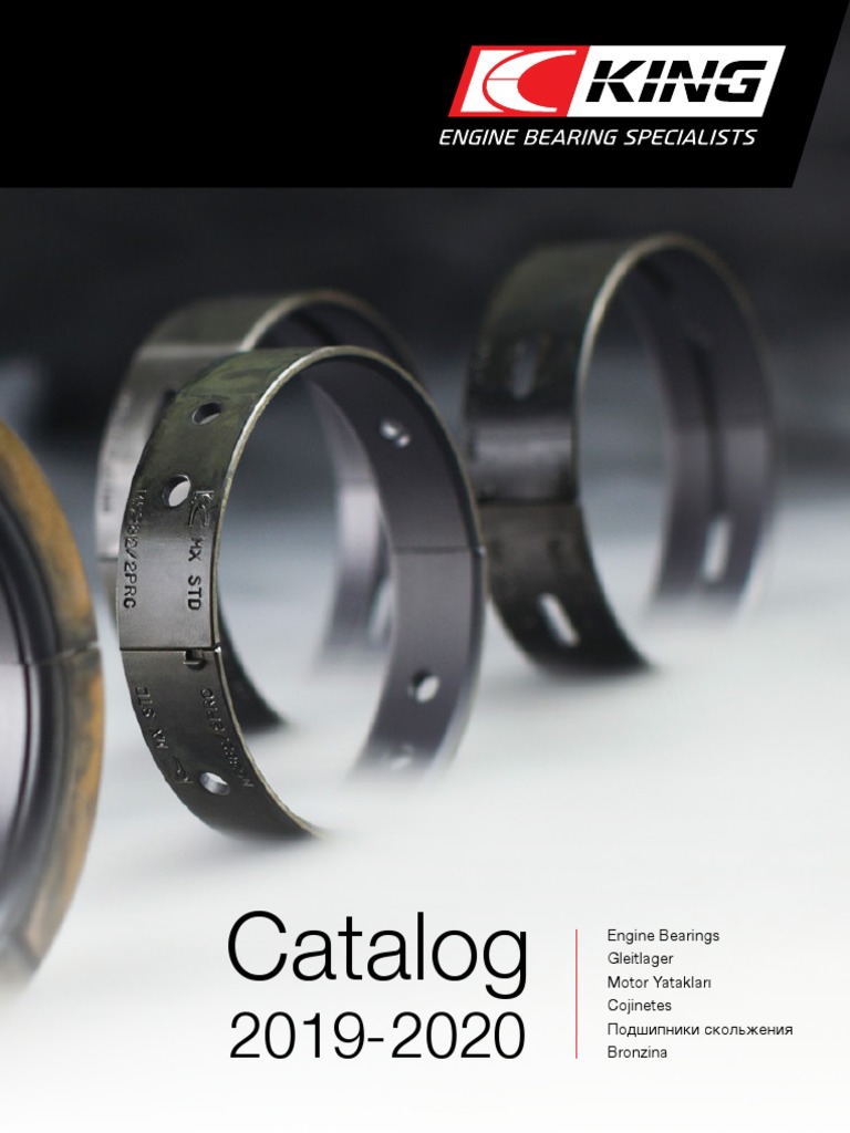 Catalogue King Engine Bearings 2019-2020 | PDF | Bearing (Mechanical ...