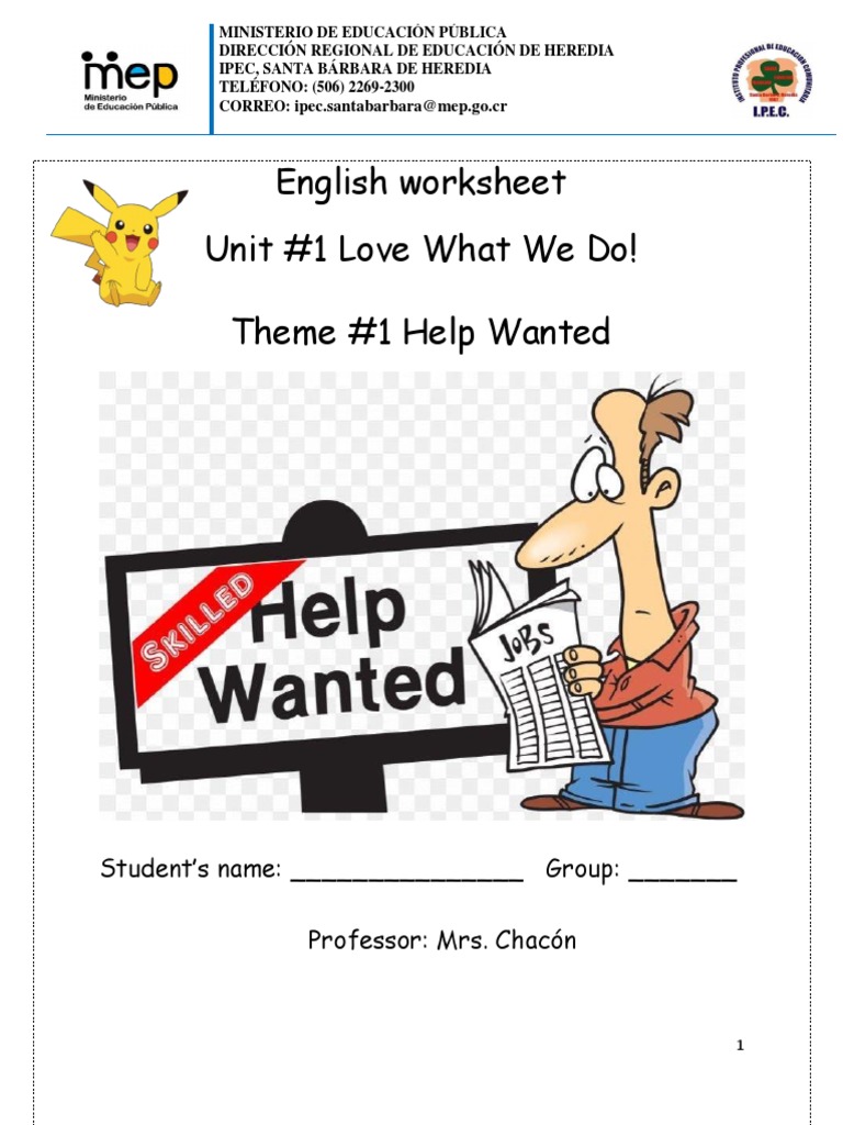 Unit 1 Theme 1 Week 20 Feb | PDF | Waiting Staff | Workweek And Weekend