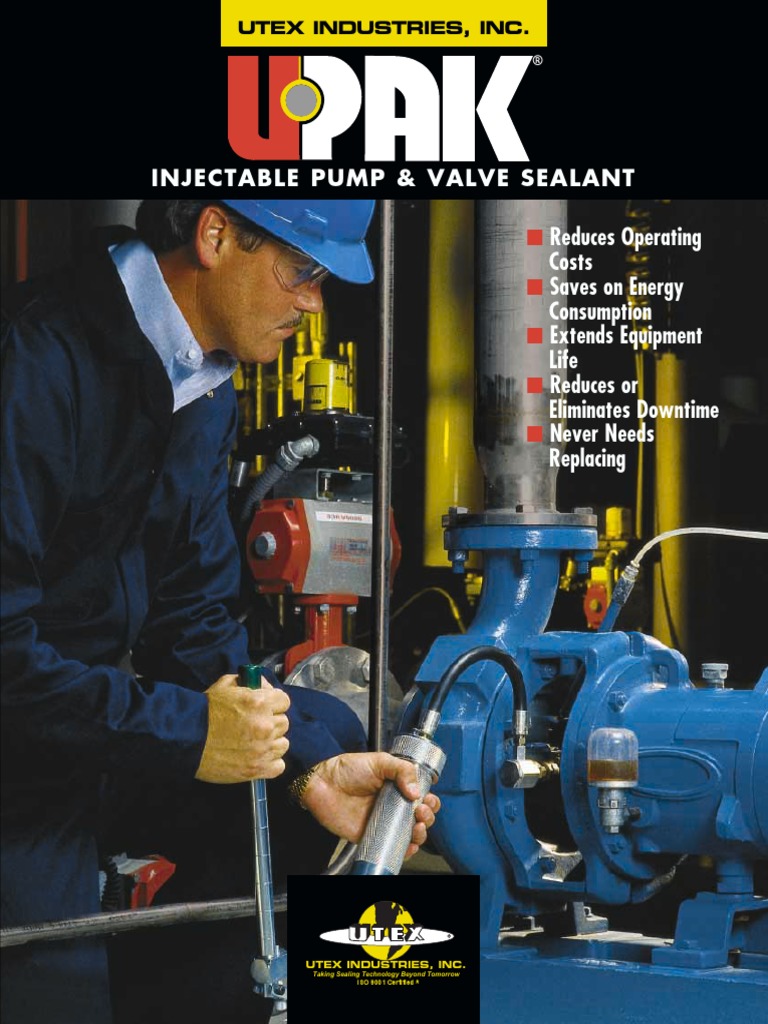 Upak Injectable Pump and Valve Sealant | PDF | Pump | Valve