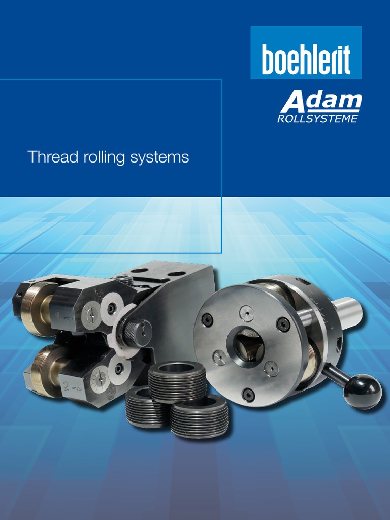 Thread Rolling Systems | PDF | Screw | Machining
