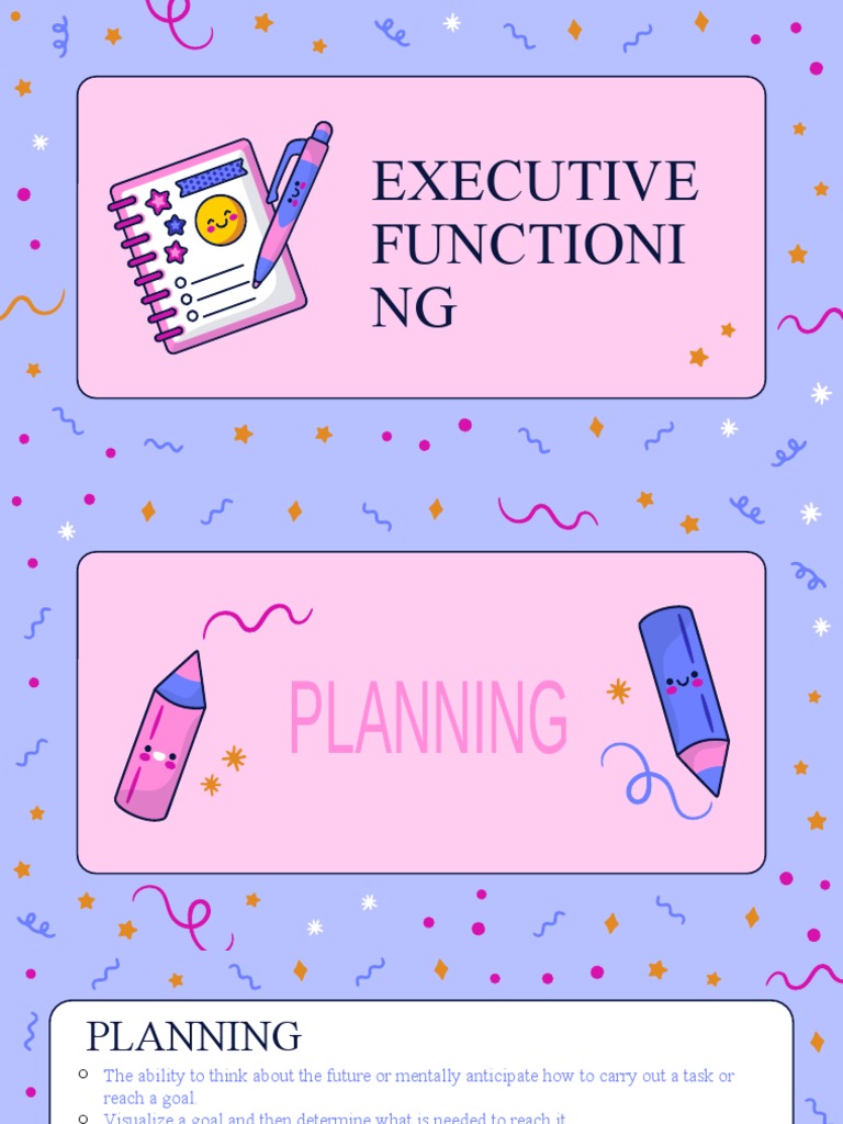 Executive Functioning Graphic Organizer | PDF | Attention | Working Memory