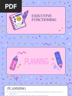 Executive Functioning Graphic Organizer | PDF | Attention | Working Memory