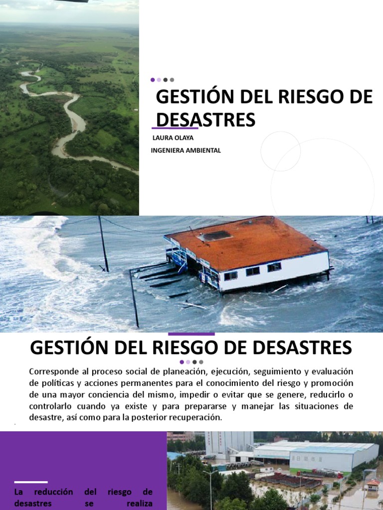 Gestión Del Riesgo de Desastres | PDF