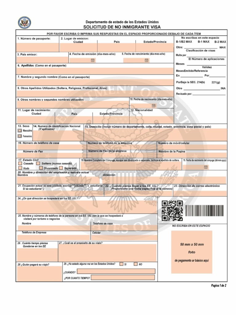 Formulario - I-129 | PDF