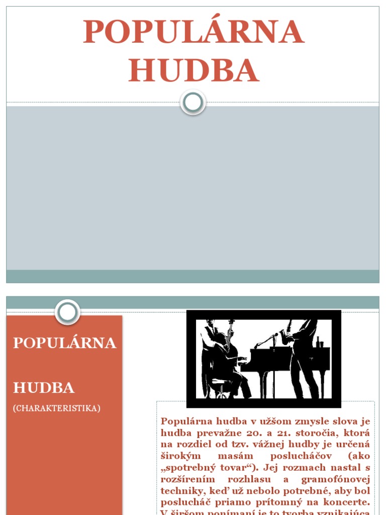 Populárna Hudba | PDF