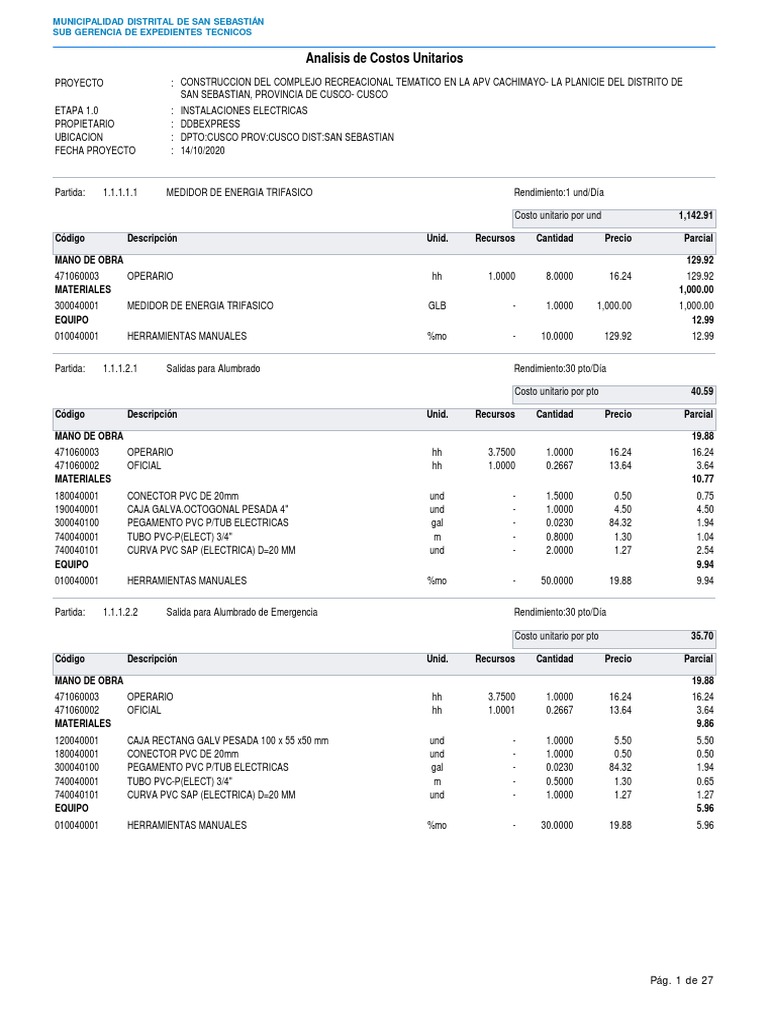 Seagate Crystal Reports - Anali APU | PDF | Equipo | Ingenieria Eléctrica
