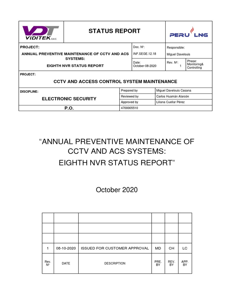 Eighth NVR Status Report 2020 | PDF | Operating System | Computer Data ...