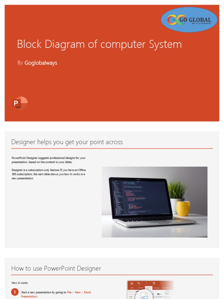 Block Diagram of Computer | Download Free PDF | Microsoft Power Point | Software Development