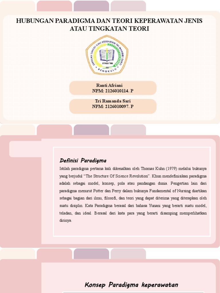 Paradigma dan Teori Keperawatan | PDF