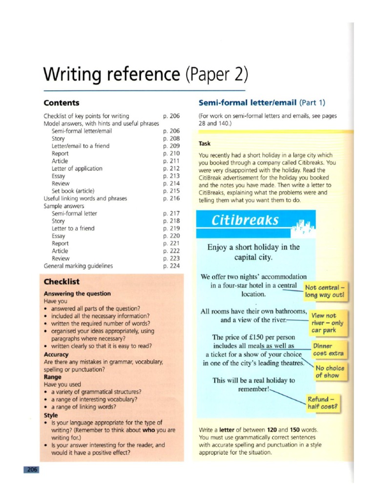 FCE GOLD Plus - Writing File | PDF