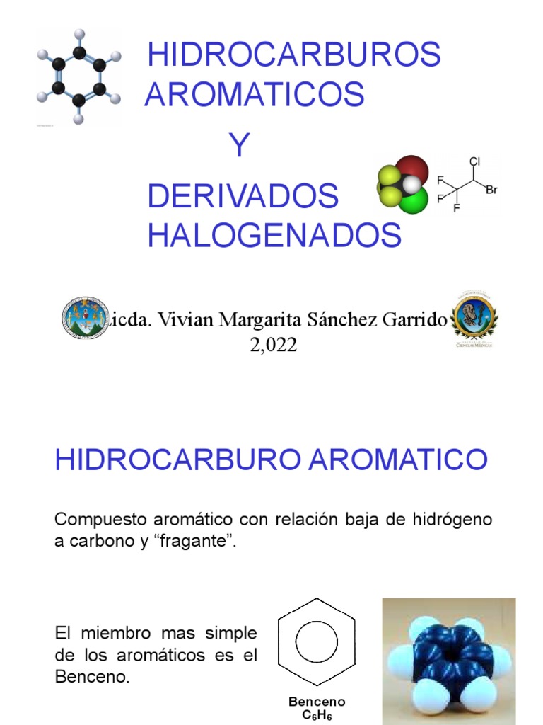 18 Aromaticos y Der Halogenados | PDF | Aromaterapia | Benceno
