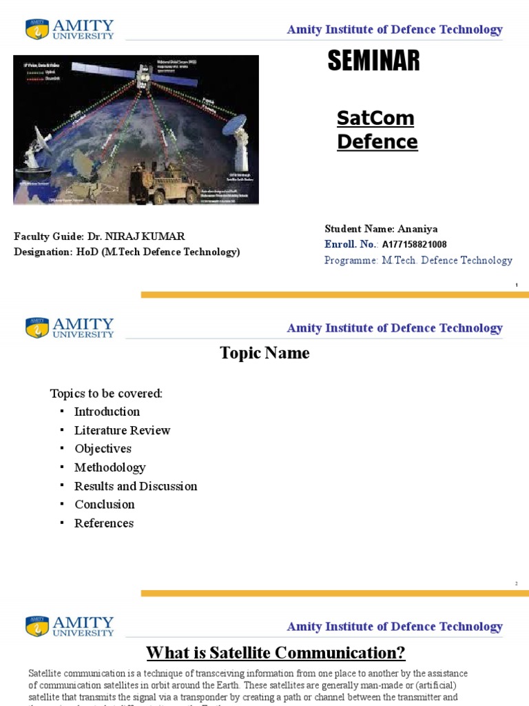 Seminar | PDF | Communications Satellite | Telecommunications
