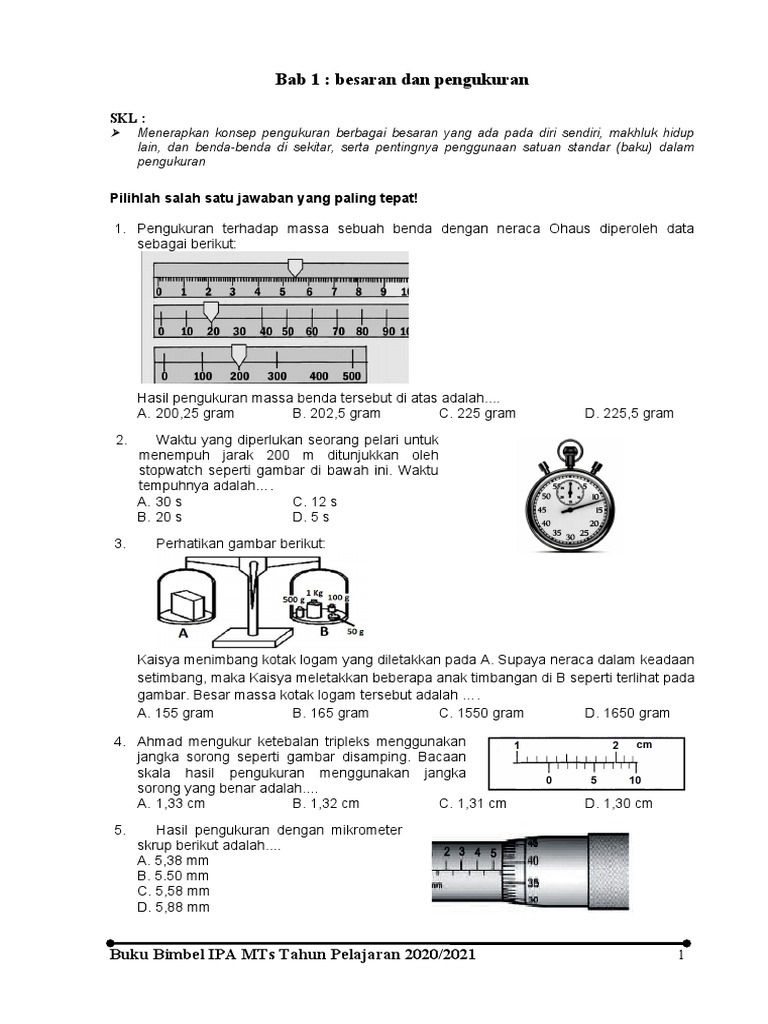 Modul Bimbel Ipa 2020 - 2021 | PDF