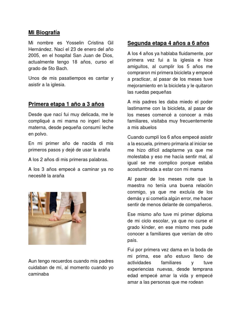 Mi Biografía | PDF