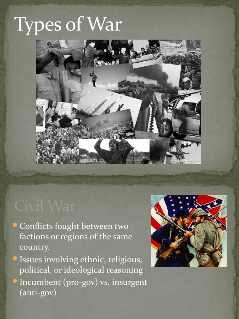 Types of War | PDF | Civil War | Total War