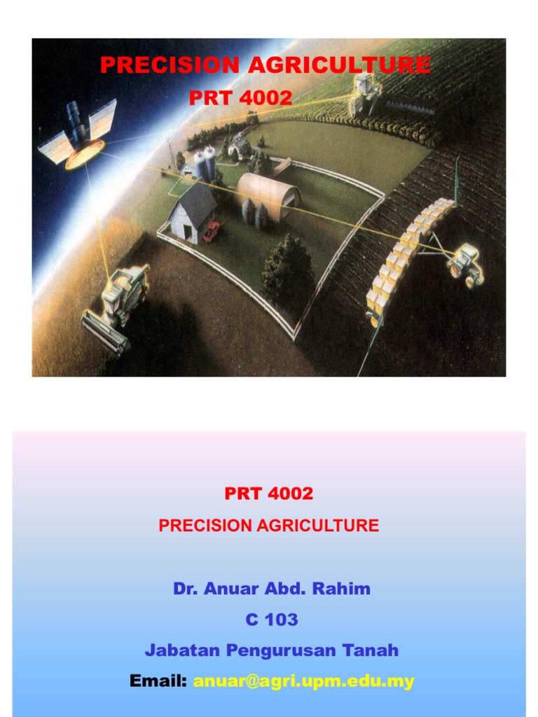 Precision Agriculture Pdf Geographic Information System