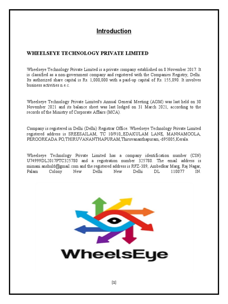 Wheelseye Technology: Logistics Innovator | PDF | Transport | Mode Of ...
