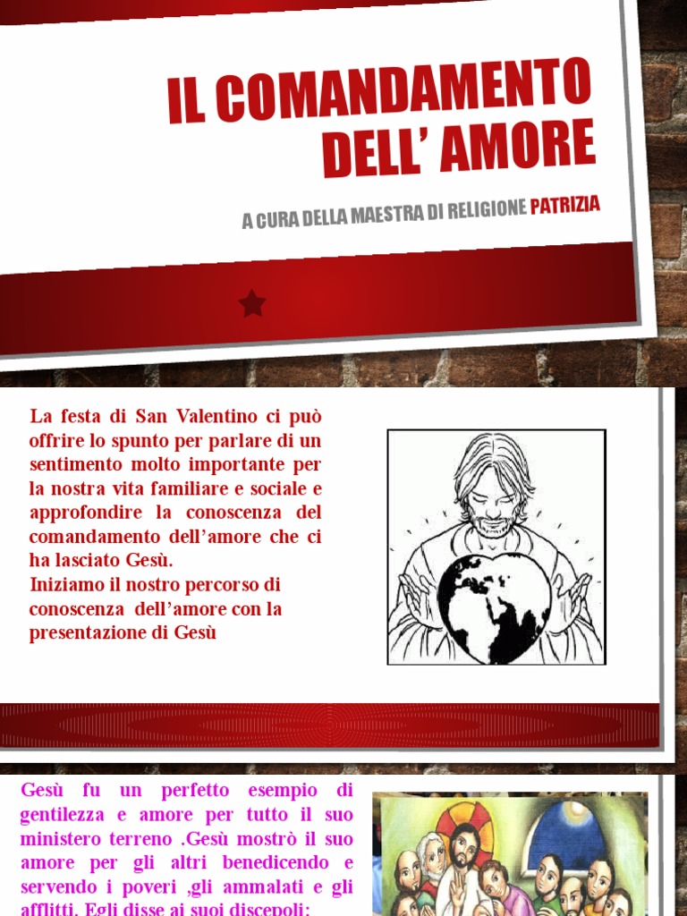 Il Comandamento Dell' Amore | PDF