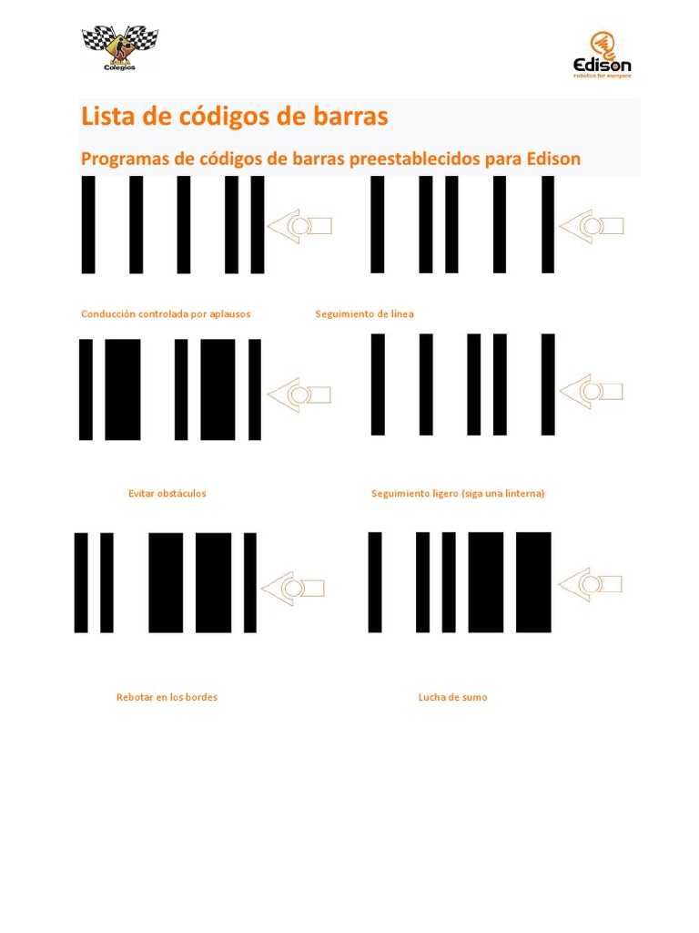 Lista de Códigos de Barras | PDF