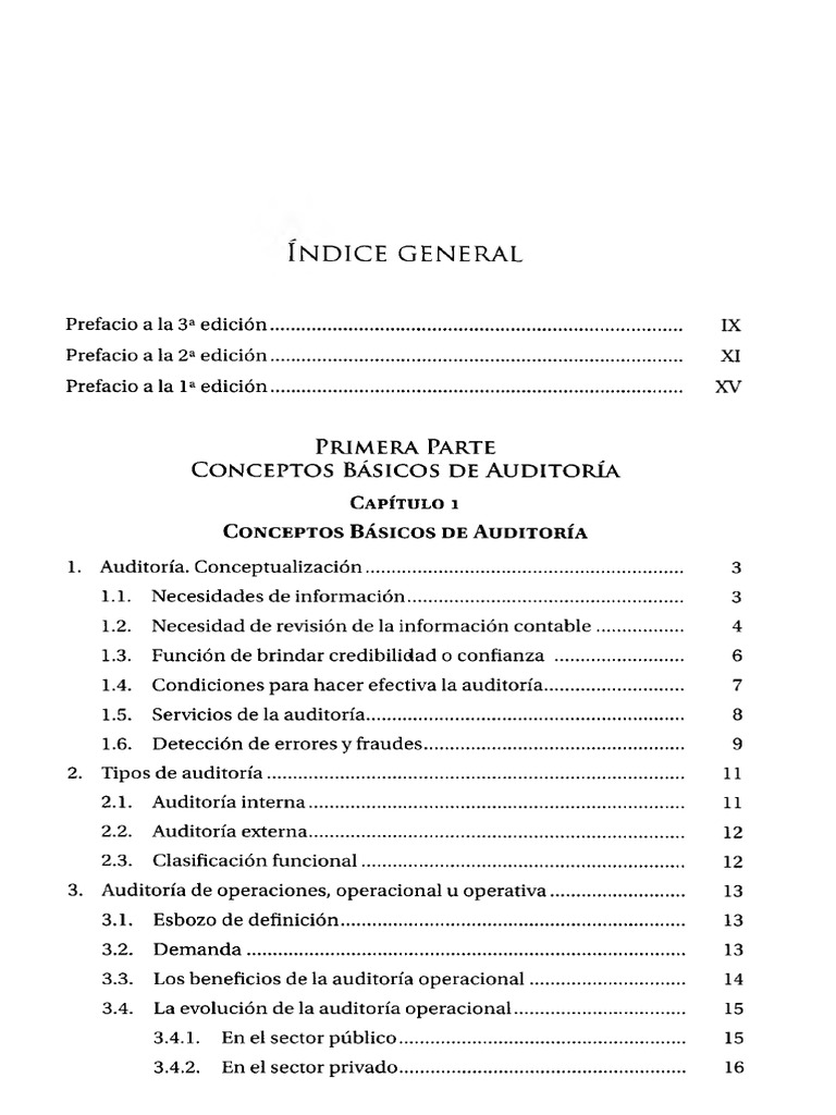 Indice Auditoria Slosse | PDF | Auditoría | Muestreo (Estadísticas)