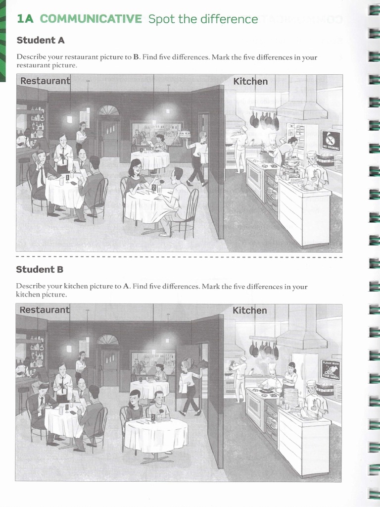 B1 B2 Spot The Differences Restaurant 2 (GR) (SP) (Vo) | PDF