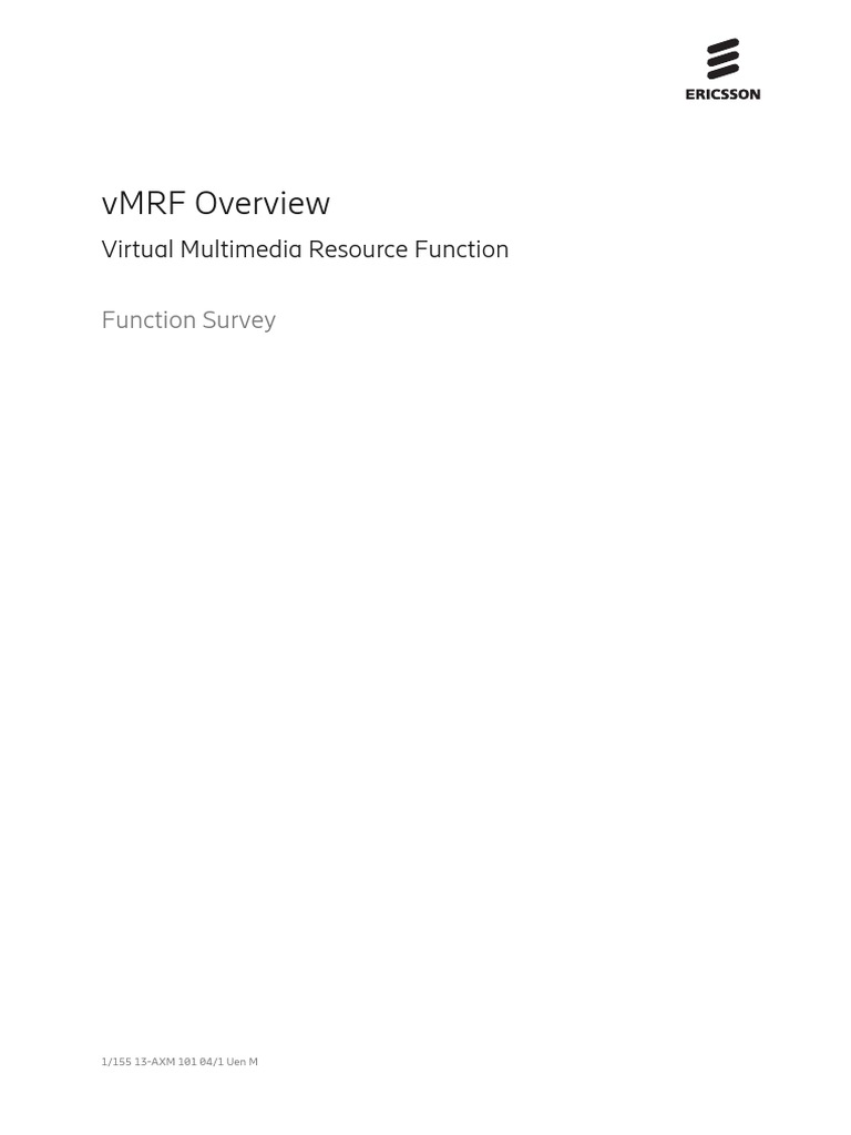 VMRF Overview | Download Free PDF | I Pv6 | Data Transmission