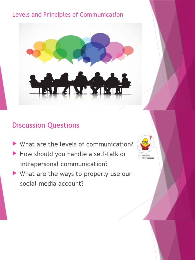 Levels and Principles of Communication | PDF | Communication | Social Psychology