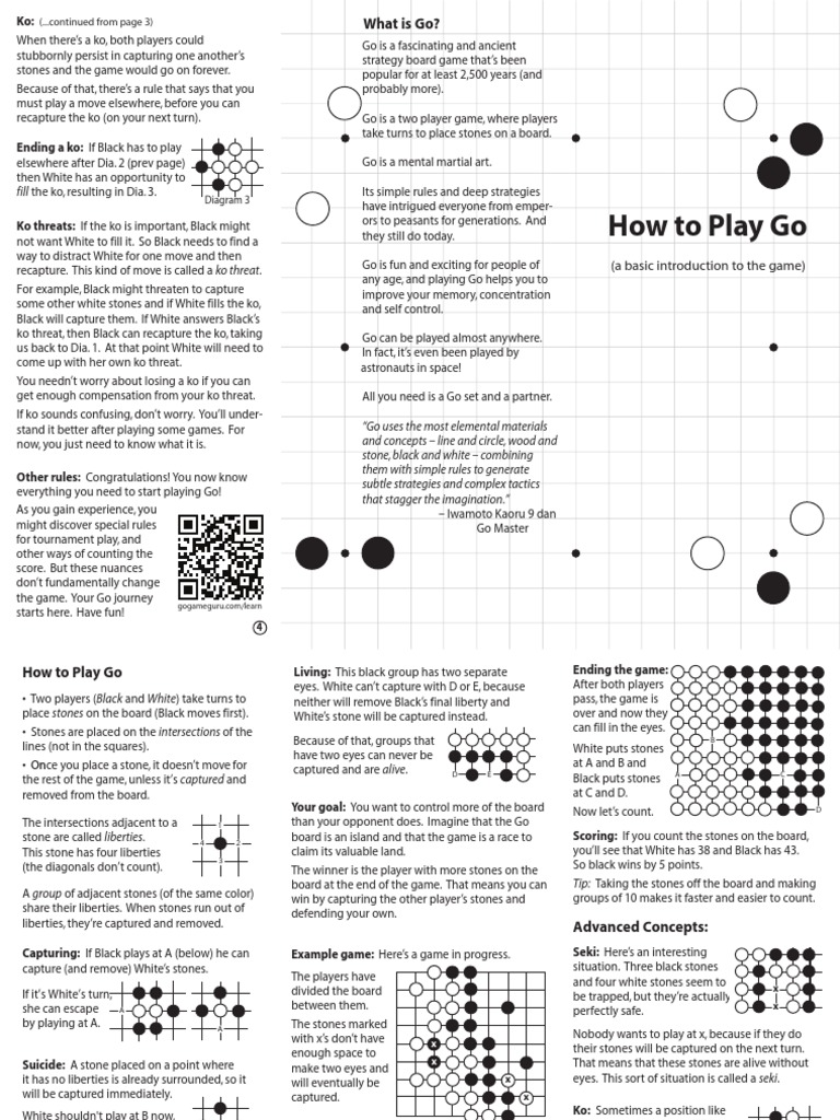 Go Deluxe Short Version of Game Rules | PDF