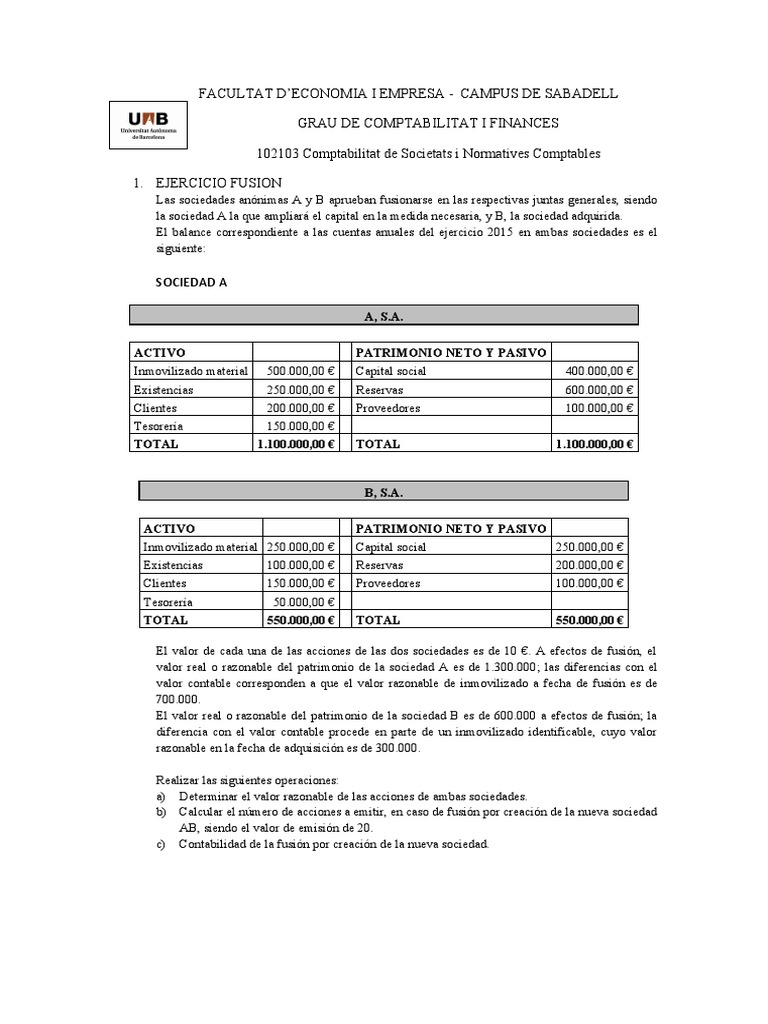 Ejercicios Repaso Final | PDF | Contabilidad | Valor neto