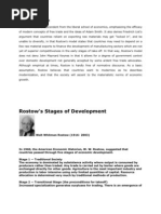 Walt Rostow Four Stages of Modernization | PDF | Modernization Theory ...