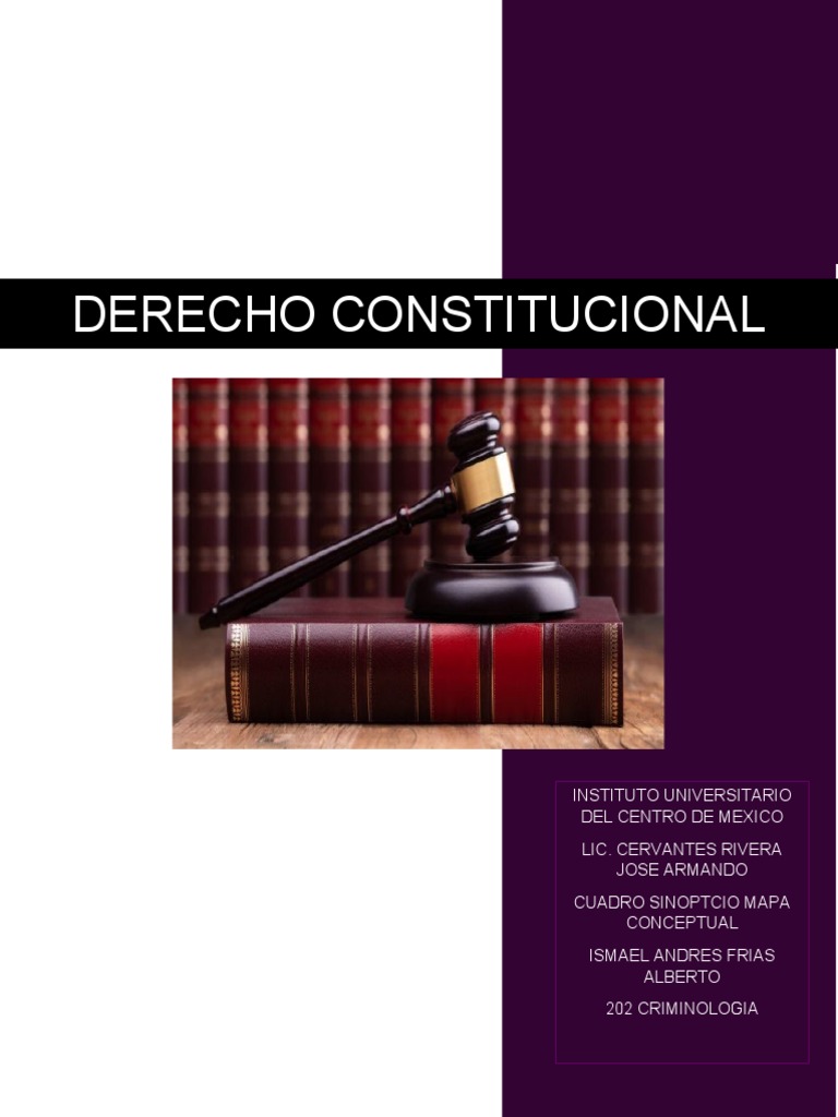 Derecho constitucional: Cuadro sinóptico sobre conceptos clave | PDF | Constitución | Ley ...