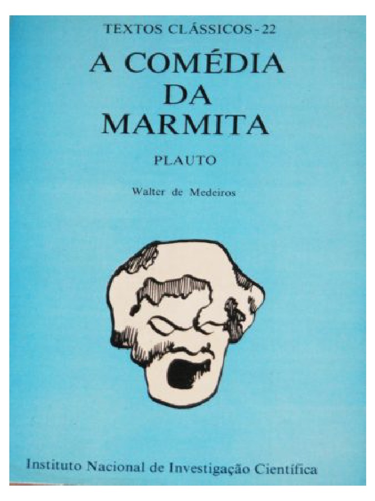 A Comédia Da Marmita Plauto | PDF | Amor