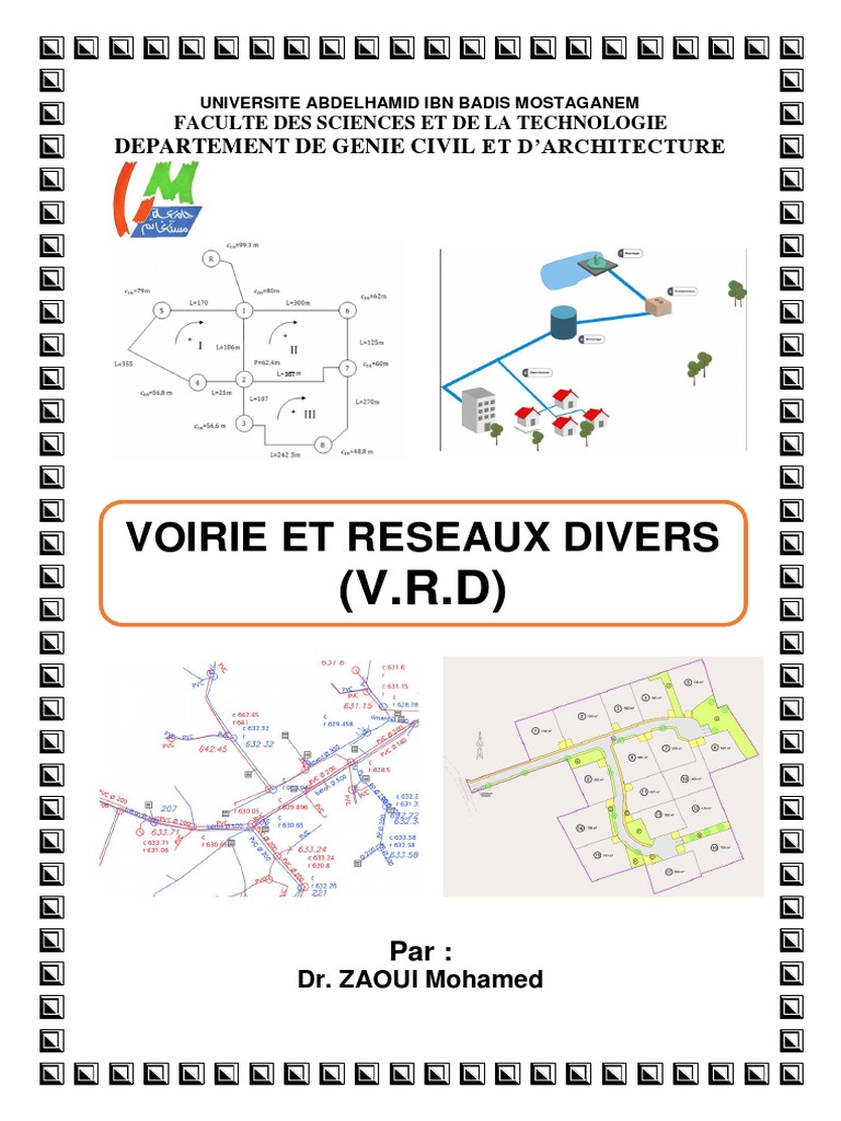 Polycopie VRD Zaoui | PDF | Assainissement | Ingénierie civile