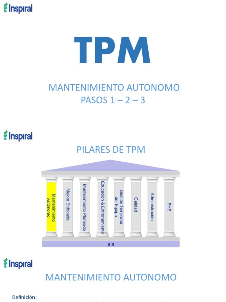 TPM Paso 1-3 | PDF